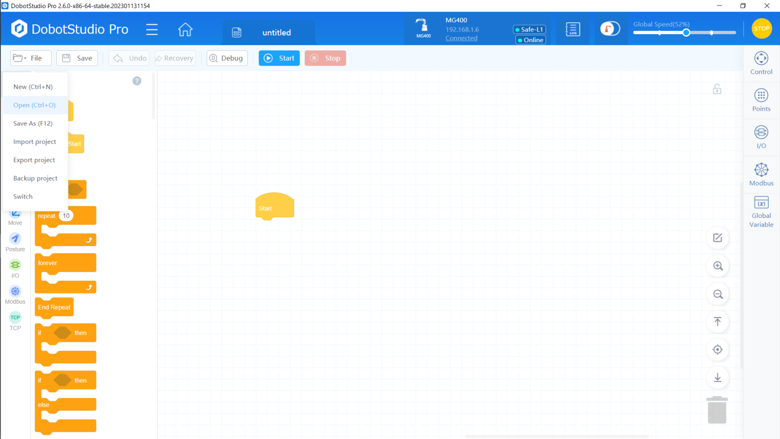 [DOBOT, DobotStudioPro] プログラムのバックアップ方法 – TechShare FAQ