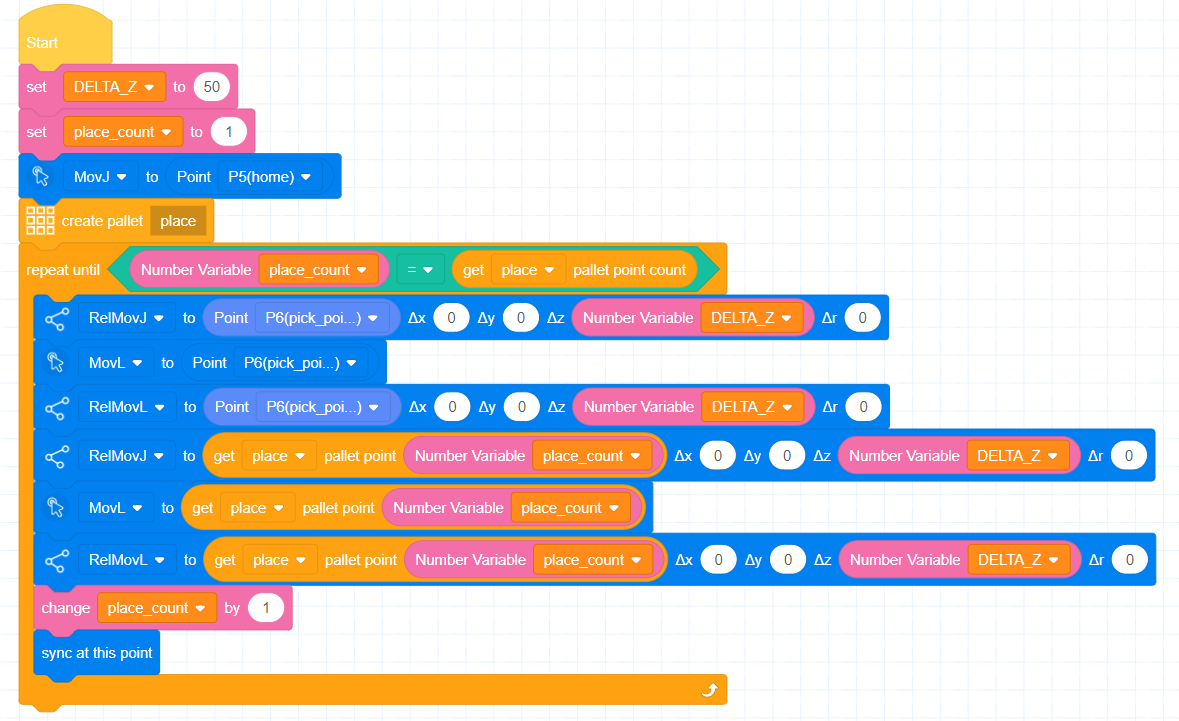 [DobotStudioPro ver2.6.0~] パレタイジング – TechShare FAQ