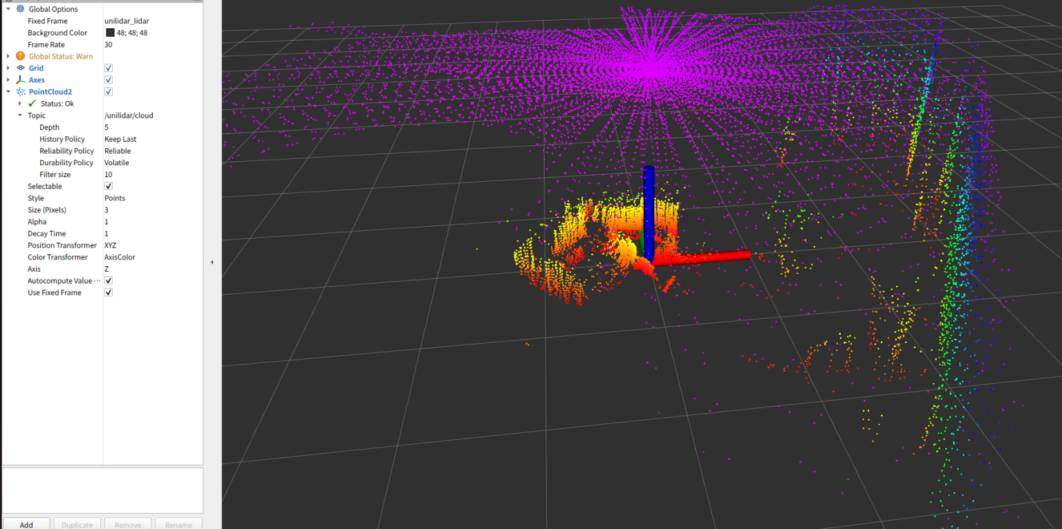 Unitree LiDAR L1でSLAM – TechShare FAQ