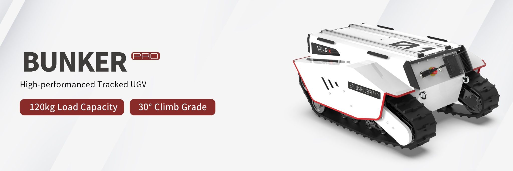 AgileX Robotics BUNKER Pro | 120kg可搬の防水クローラ型UGV｜TechShare