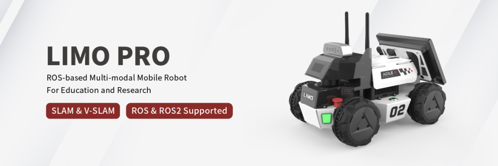AgileX Robotics LIMO PRO | 教育用UGV LIMO Seriesの最新機種 (ROS2対応)